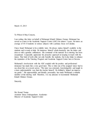 Recommend for Osman | PDF