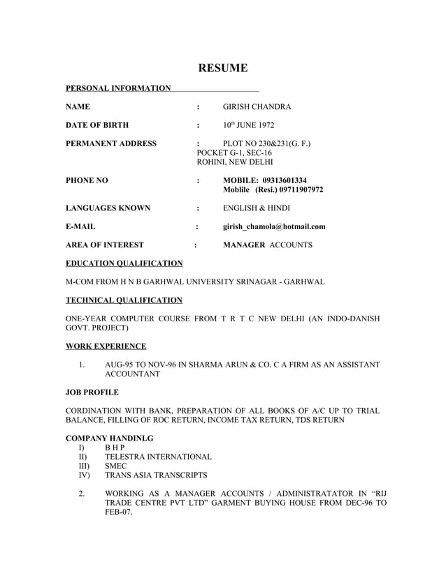 GIRISH CHANDRA | PDF