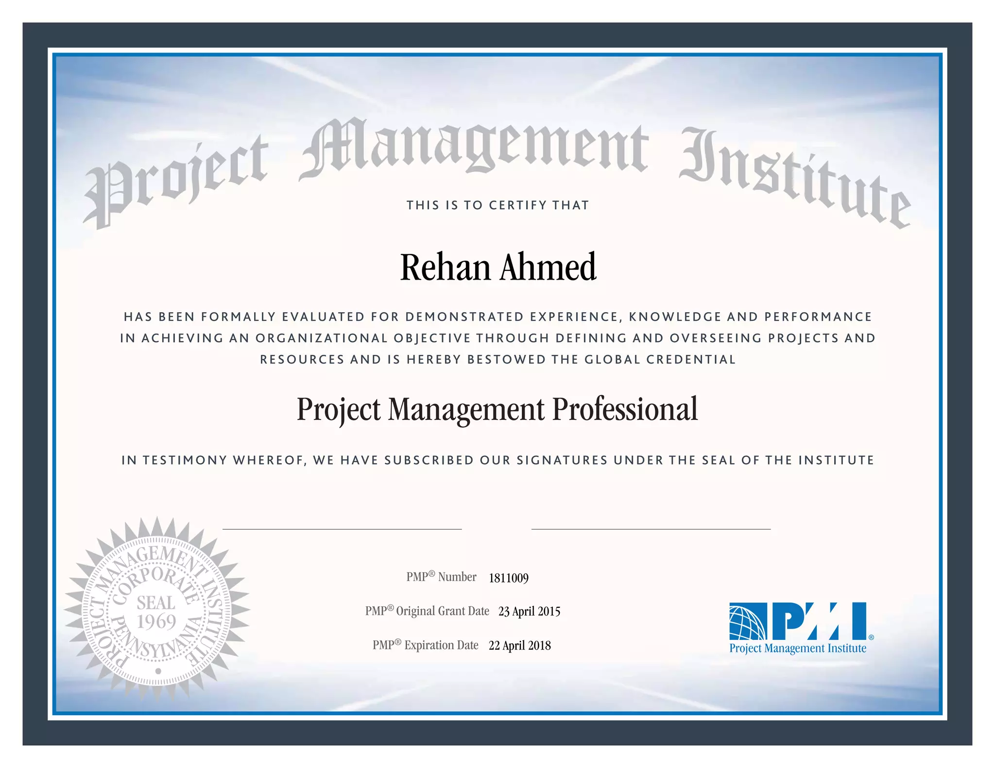 PMI Certification | PDF