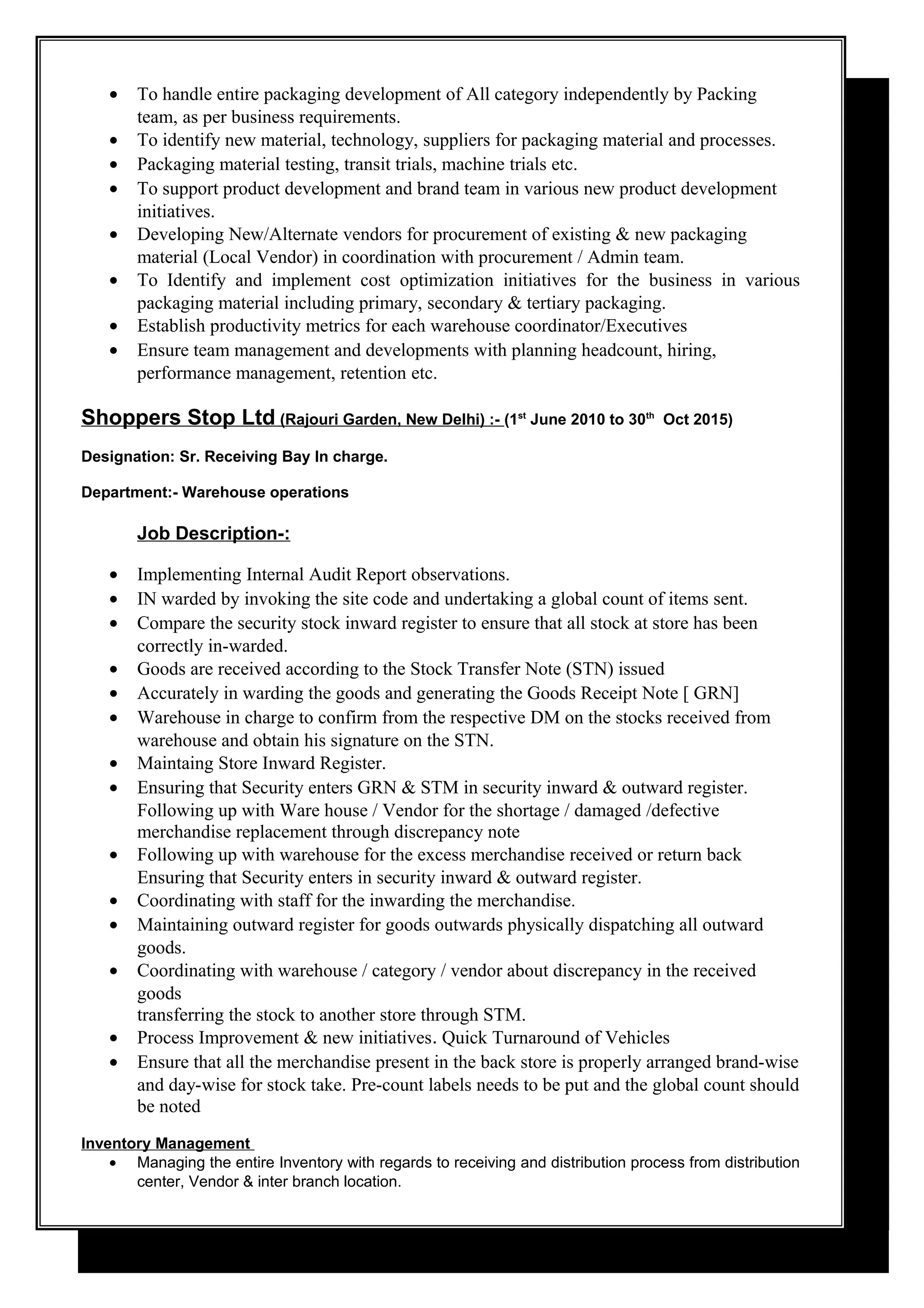 ABHI perfect | DOC | Logistics | Business