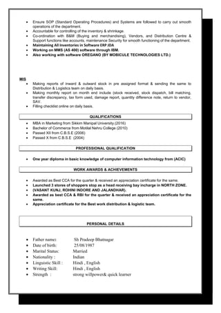 ABHI perfect | DOC | Logistics | Business