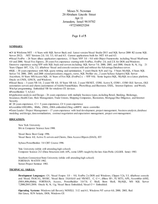 MosesResumenew | DOCX