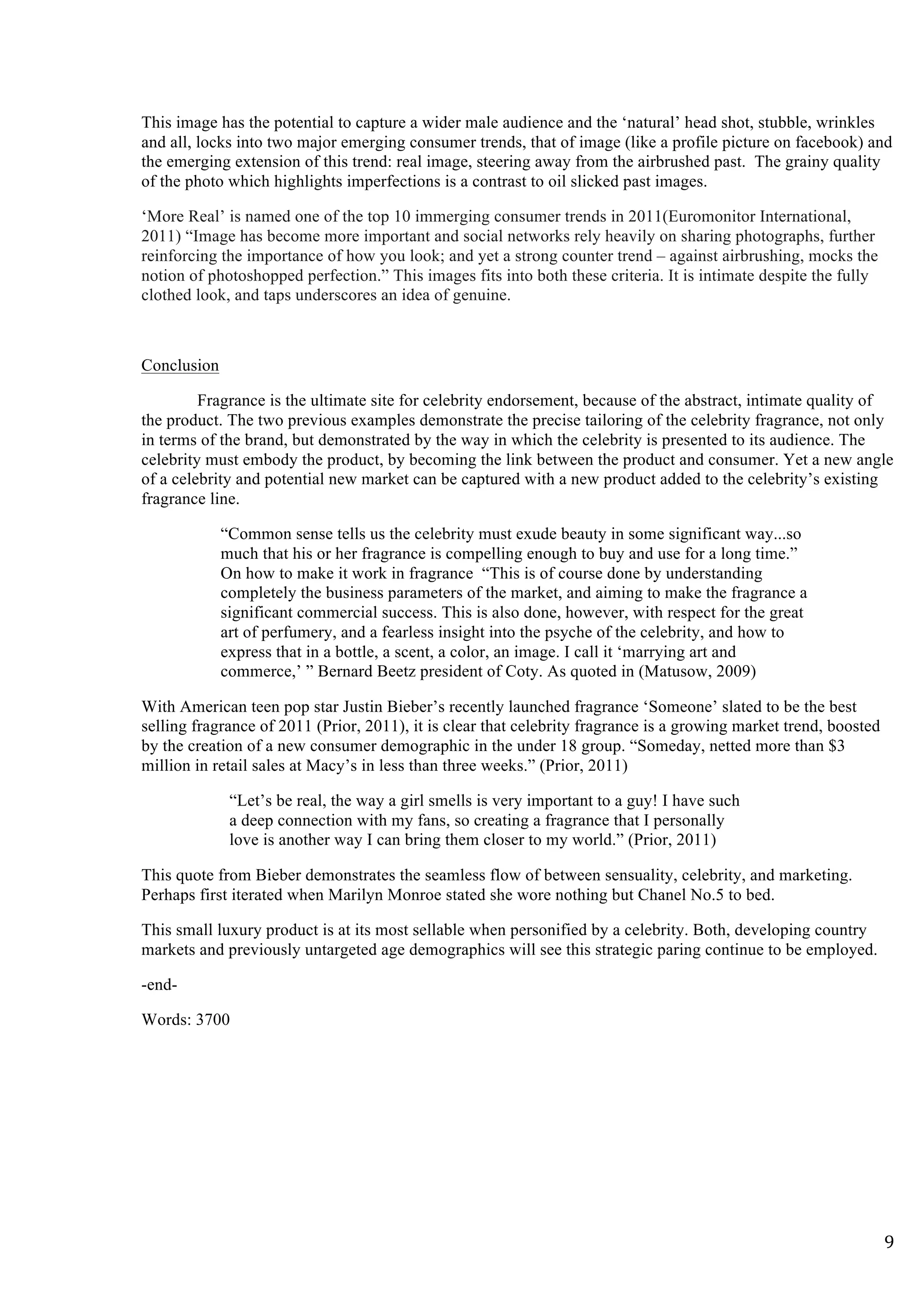 Celebrity Fragrance brand case studies | PDF