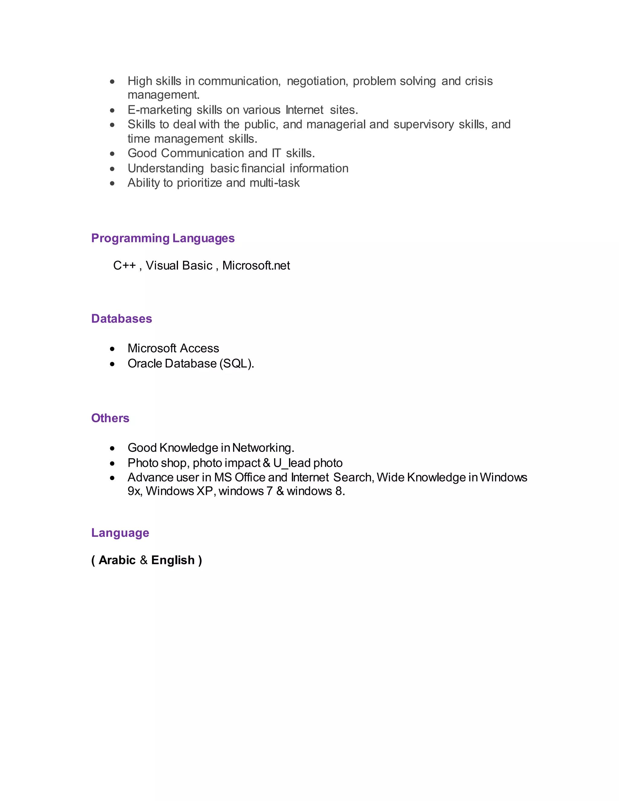 Fadi Moh Gazi Ghaith PR | PDF