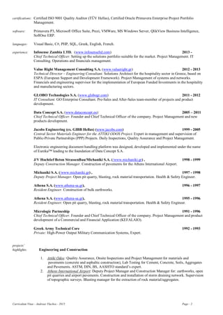 Andreas Vlachos_CV | PDF