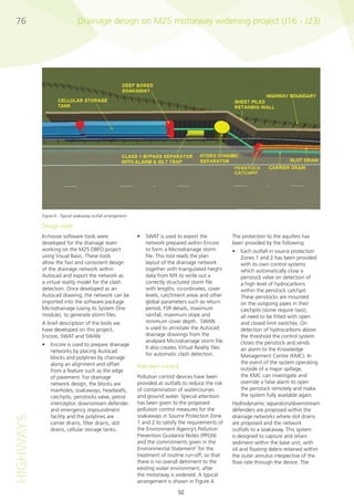 drainagedesignonm25motorwaywideningprojectj16j23 | PDF