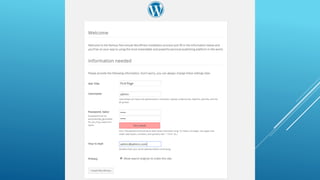 catana-Wordpress application deployment | PPT