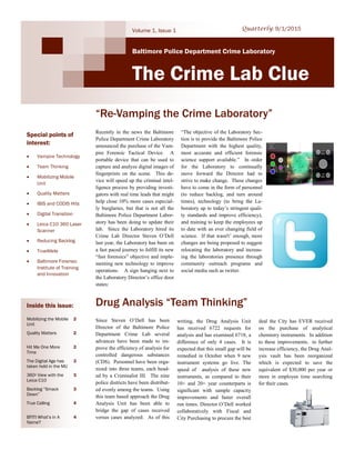 BPDCrimeLab External Newsletter | PDF
