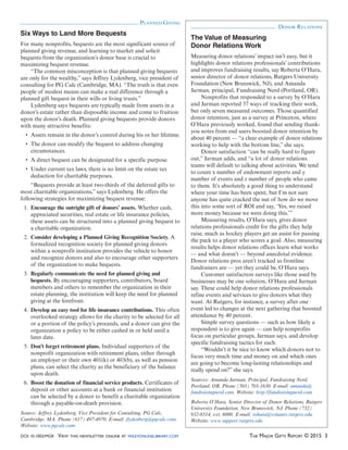 The Major Gift Report | PDF