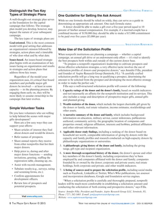 The Major Gift Report | PDF