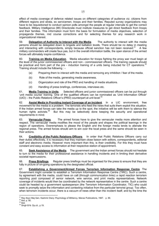 INDIAN ARMED FORCES AND HUMAN RIGHTS IN LOW INTENSITY CONFLICT ...