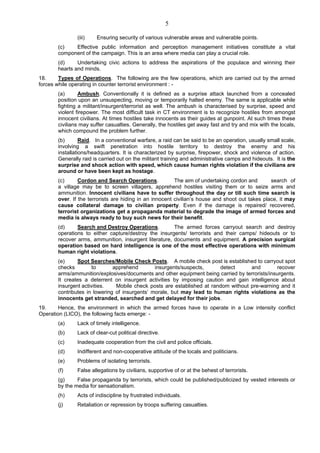 INDIAN ARMED FORCES AND HUMAN RIGHTS IN LOW INTENSITY CONFLICT ...