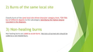Burns Corrosion Guidelines | PPTX