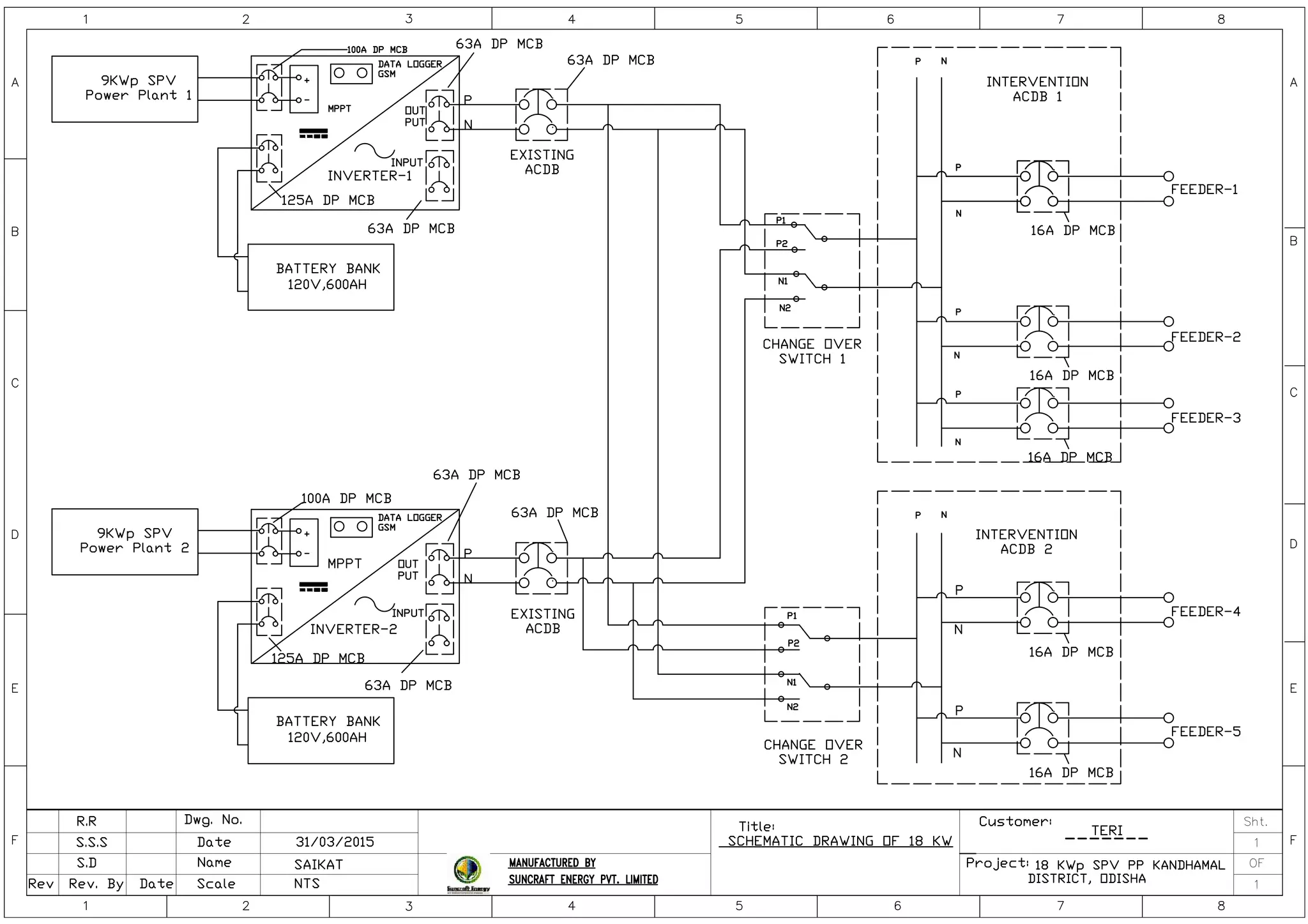 18KW Drawing for TERI Model | PDF