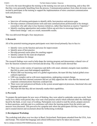 The Public Relations Handbook - Resources | PDF | Business ...