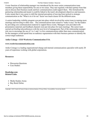 The Public Relations Handbook - Resources | PDF | Business ...