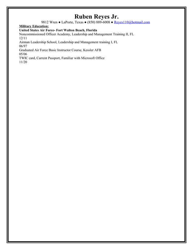 Ruben Reyes 14 | DOC | Aviation Industry | Industries