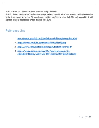 Testlink_Version 0.3 | PDF