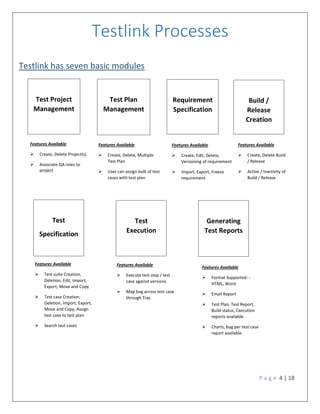 Testlink_Version 0.3 | PDF