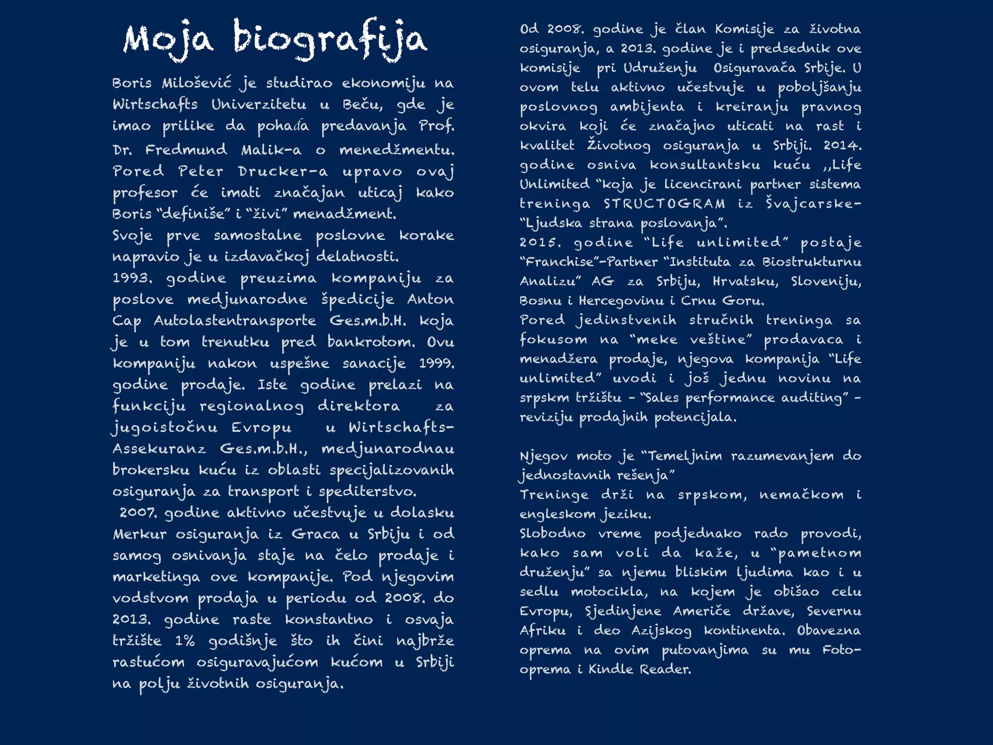 Moja biografija | PPT | Free Download