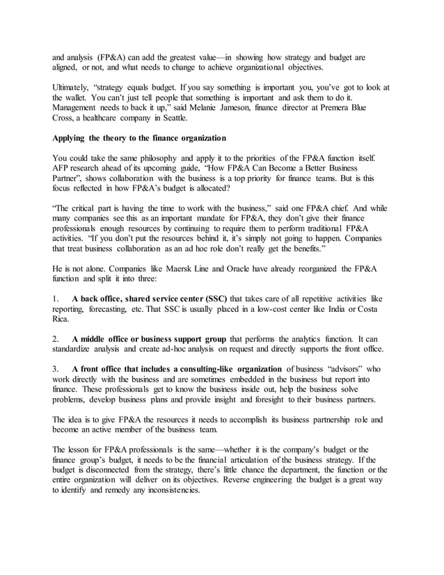 Reverse Engineering The Budget | DOCX