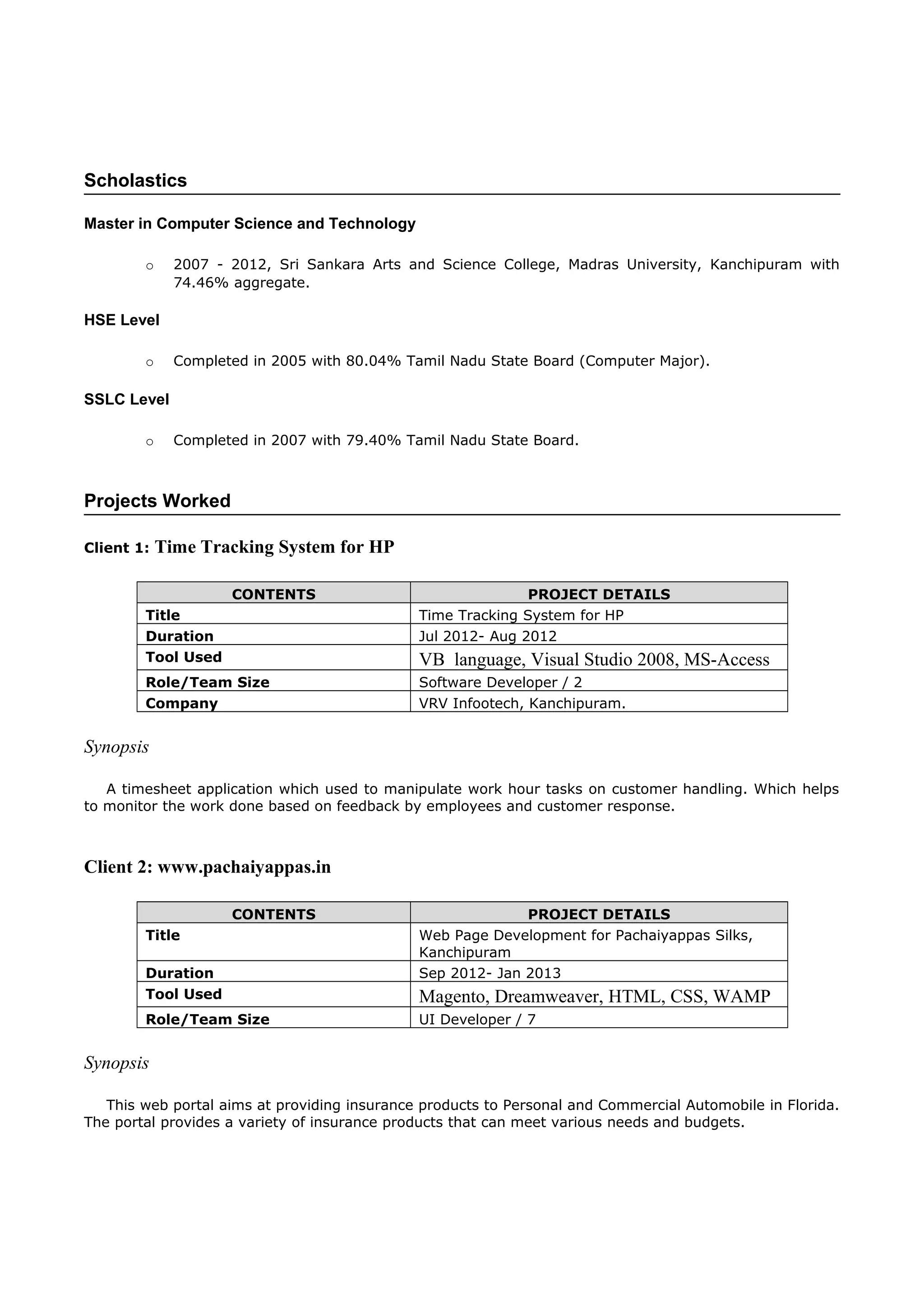 Karthick_Exp_resume | DOC