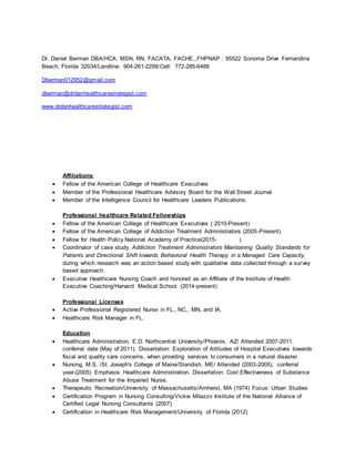 DanBermanCV81415 | DOCX
