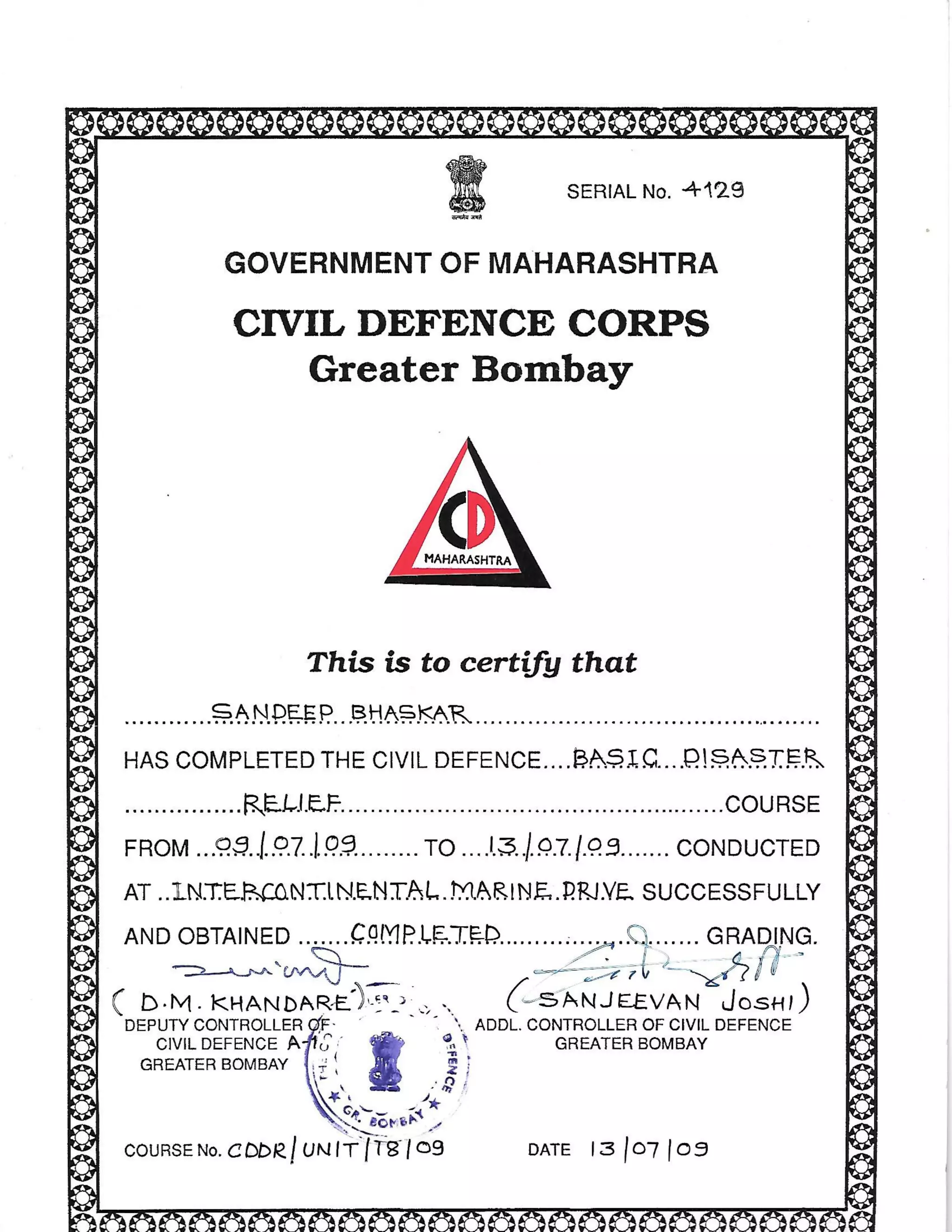 Basic Disaster Relief Course | PDF