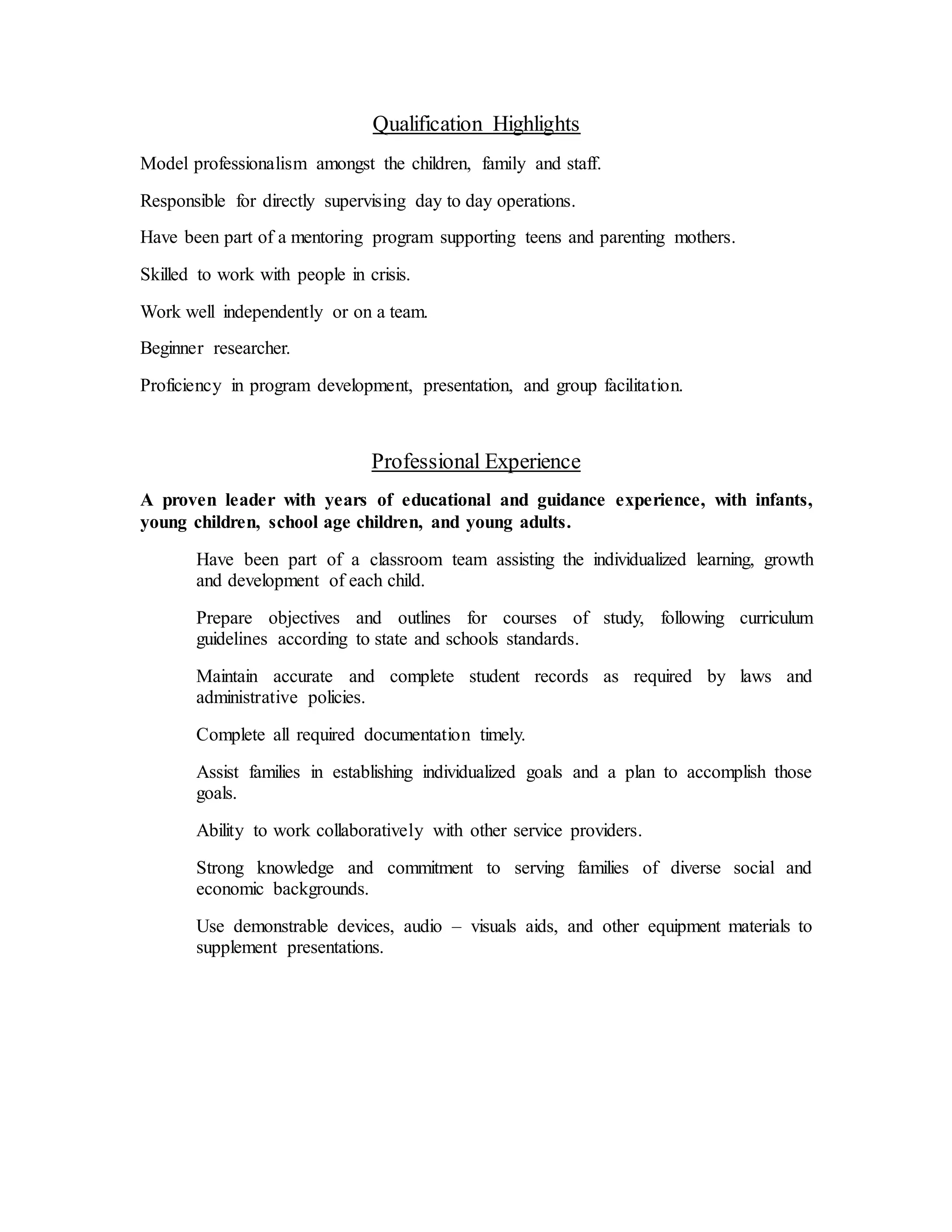 Michelle Rice Resume and Coverletter | DOCX