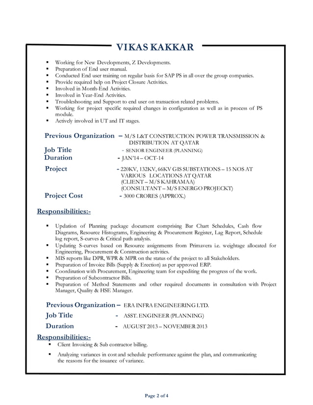 Vikas Resume | DOCX