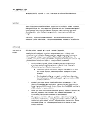 VNT RESUME | PDF