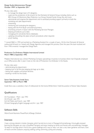 CV Jan 2017 Linked in | PDF | Business Administration | Business