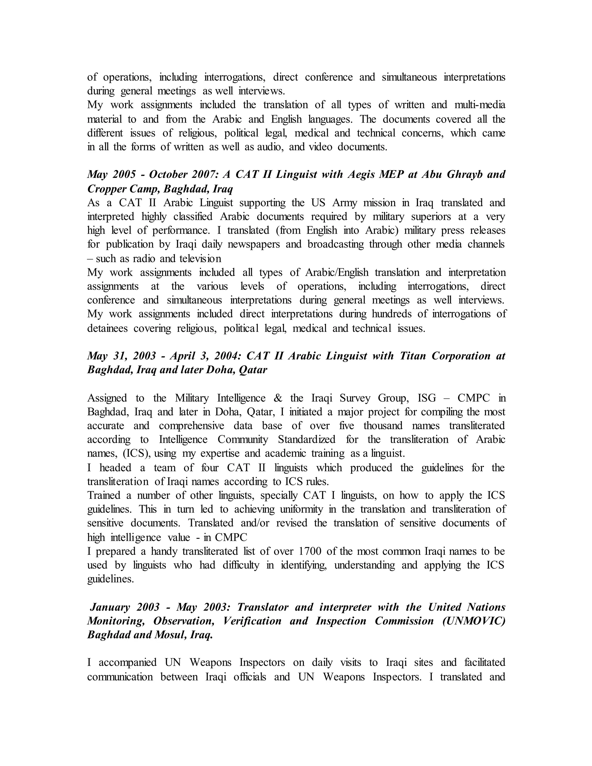 Bederelddin Ahmed corrected CV | DOCX