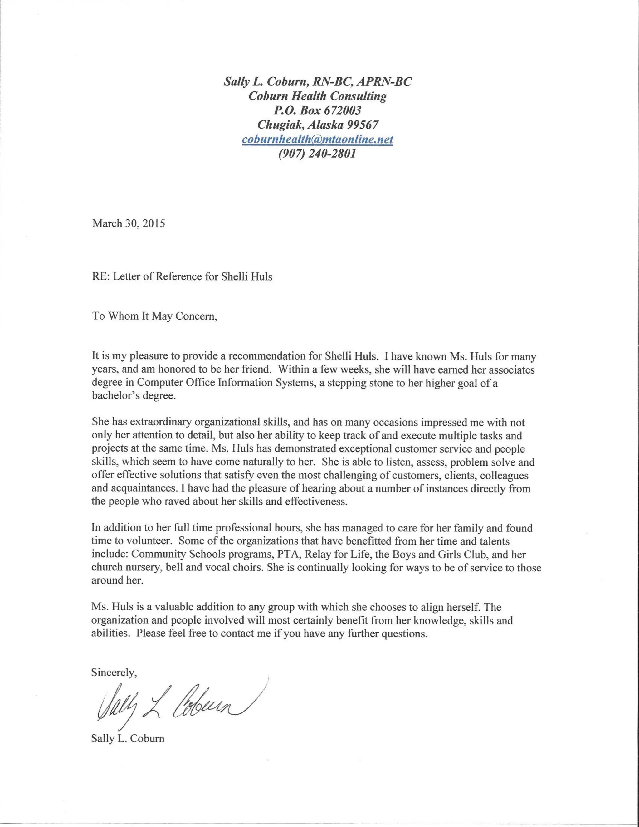 Reference letter (1) | PDF