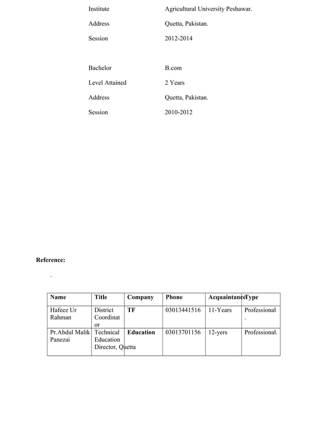 Mirwais kakar (1) | PDF