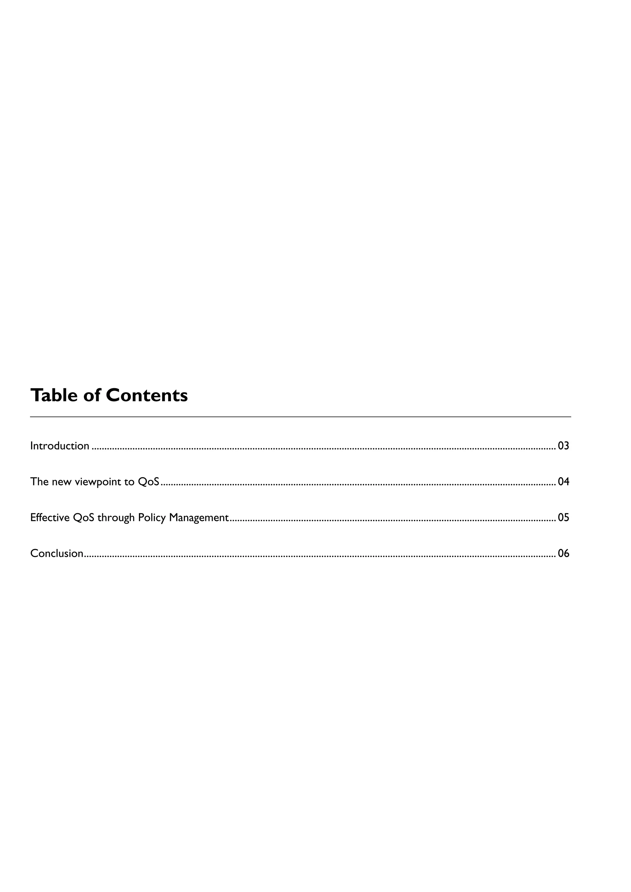 QoS in an LTE network | PDF