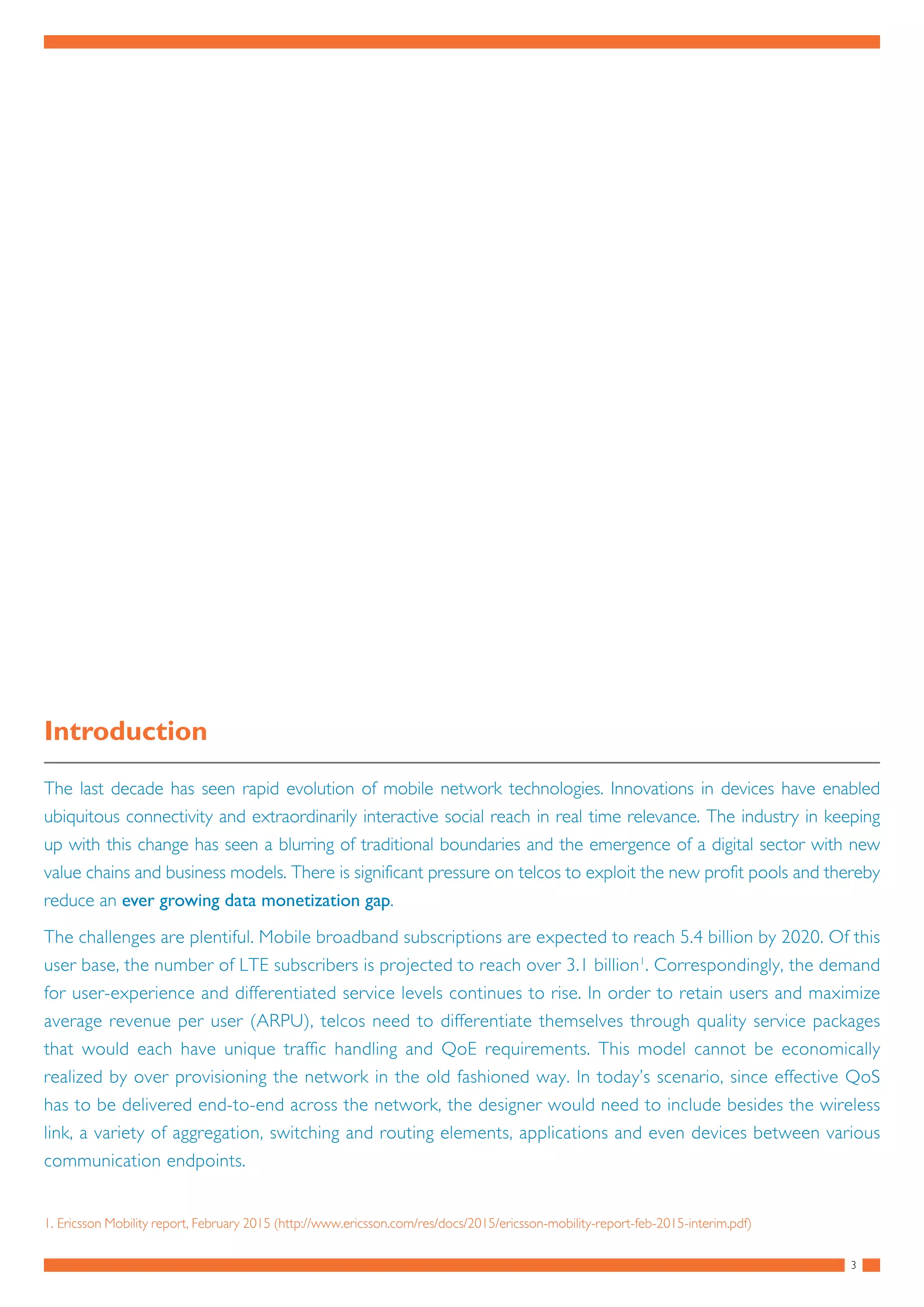 QoS in an LTE network | PDF