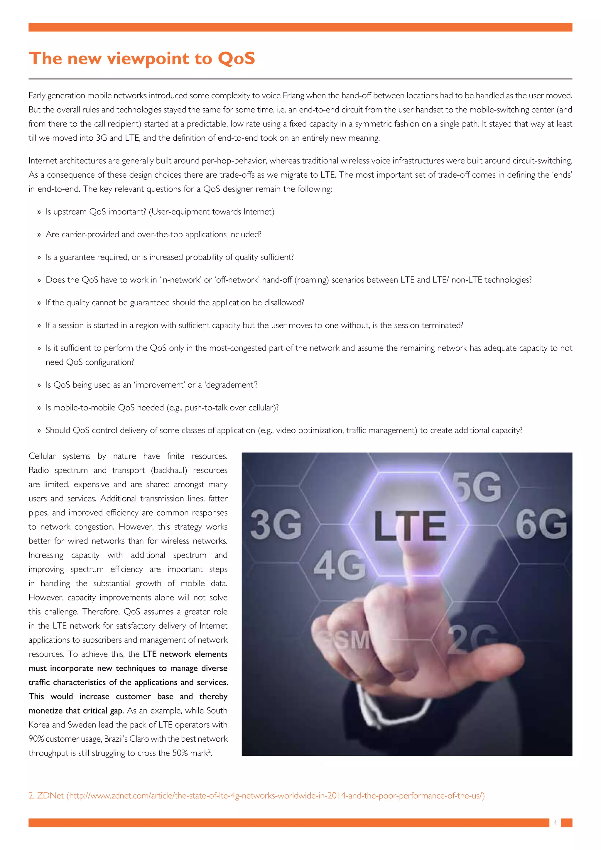 QoS in an LTE network | PDF