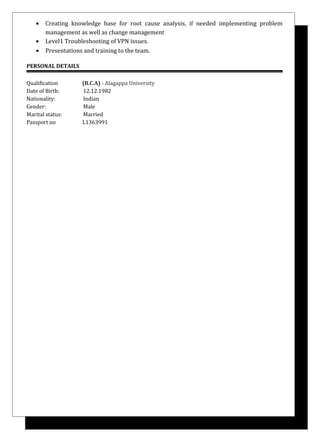 Syed_Altaf_CV | DOC | Operating Systems | Computer Software and Applications