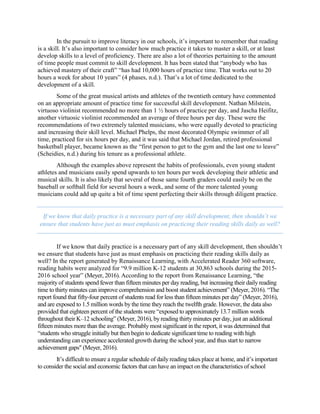 Are Your Students Ensured Enough Time to Practice Reading | PDF ...