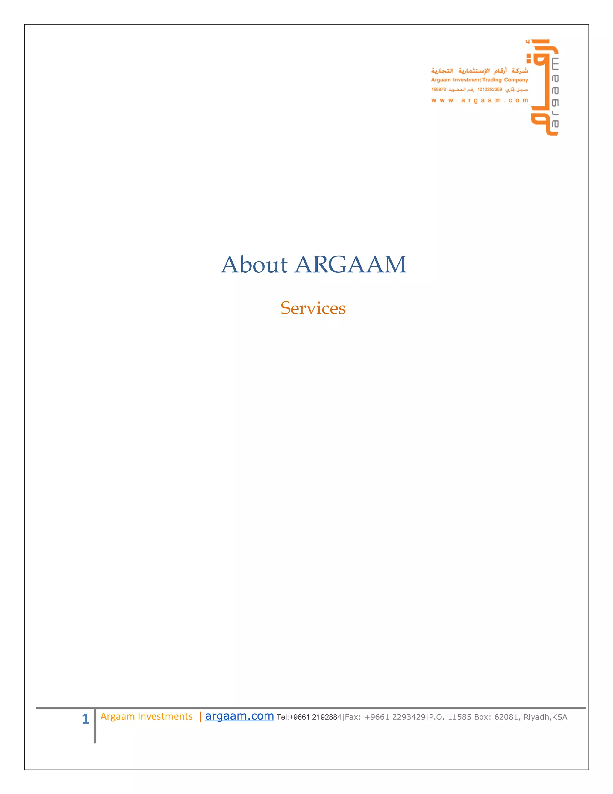 About ARGAAM | PDF