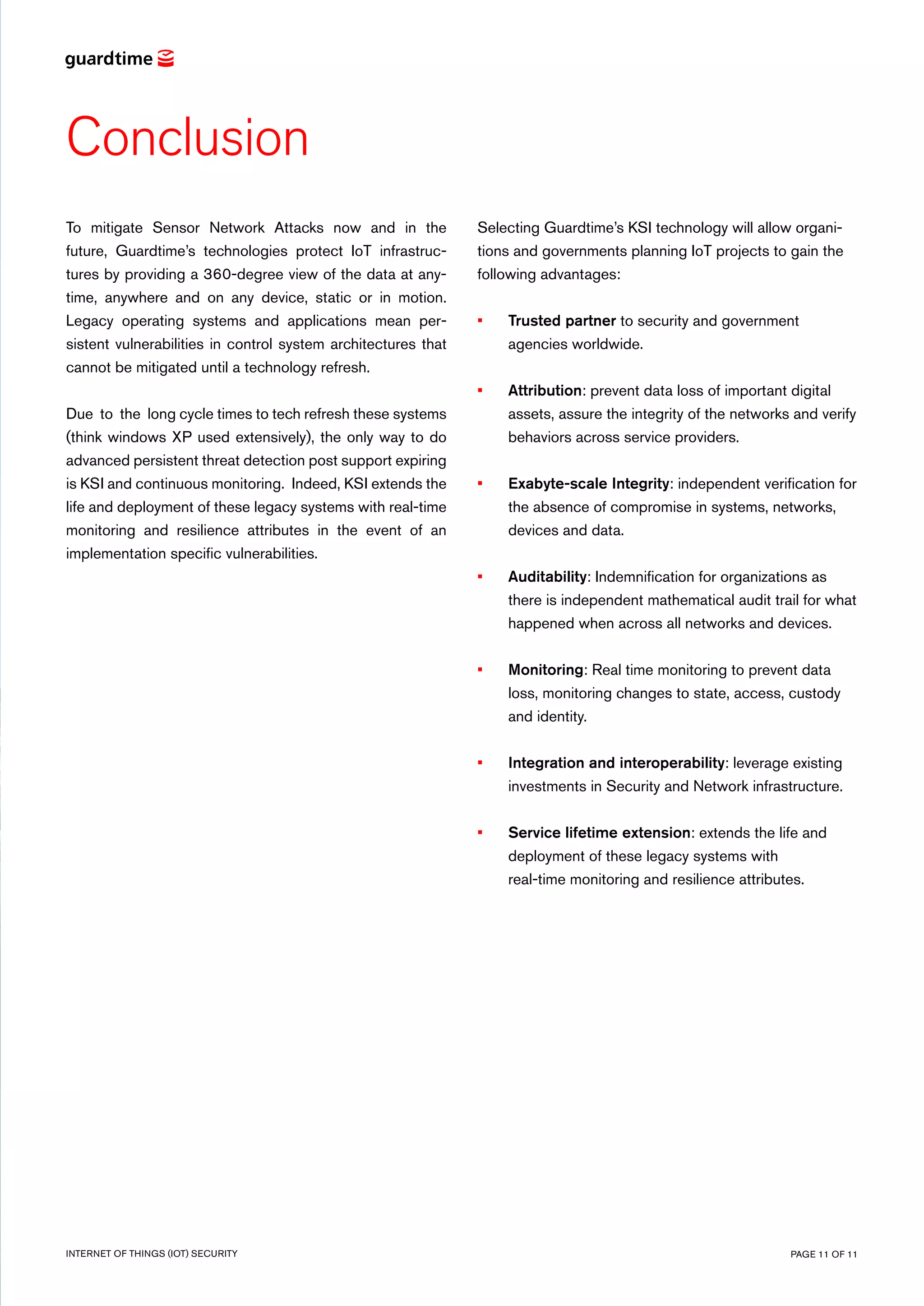 KSI for IoT Security - Turning Defence Into Offence - Guardtime ...