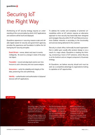 KSI for IoT Security - Turning Defence Into Offence - Guardtime Whitepaper | PDF