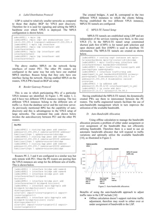 Auto-Bandwidth Allocation in Multicast Aware VPLS Netowrks | PDF
