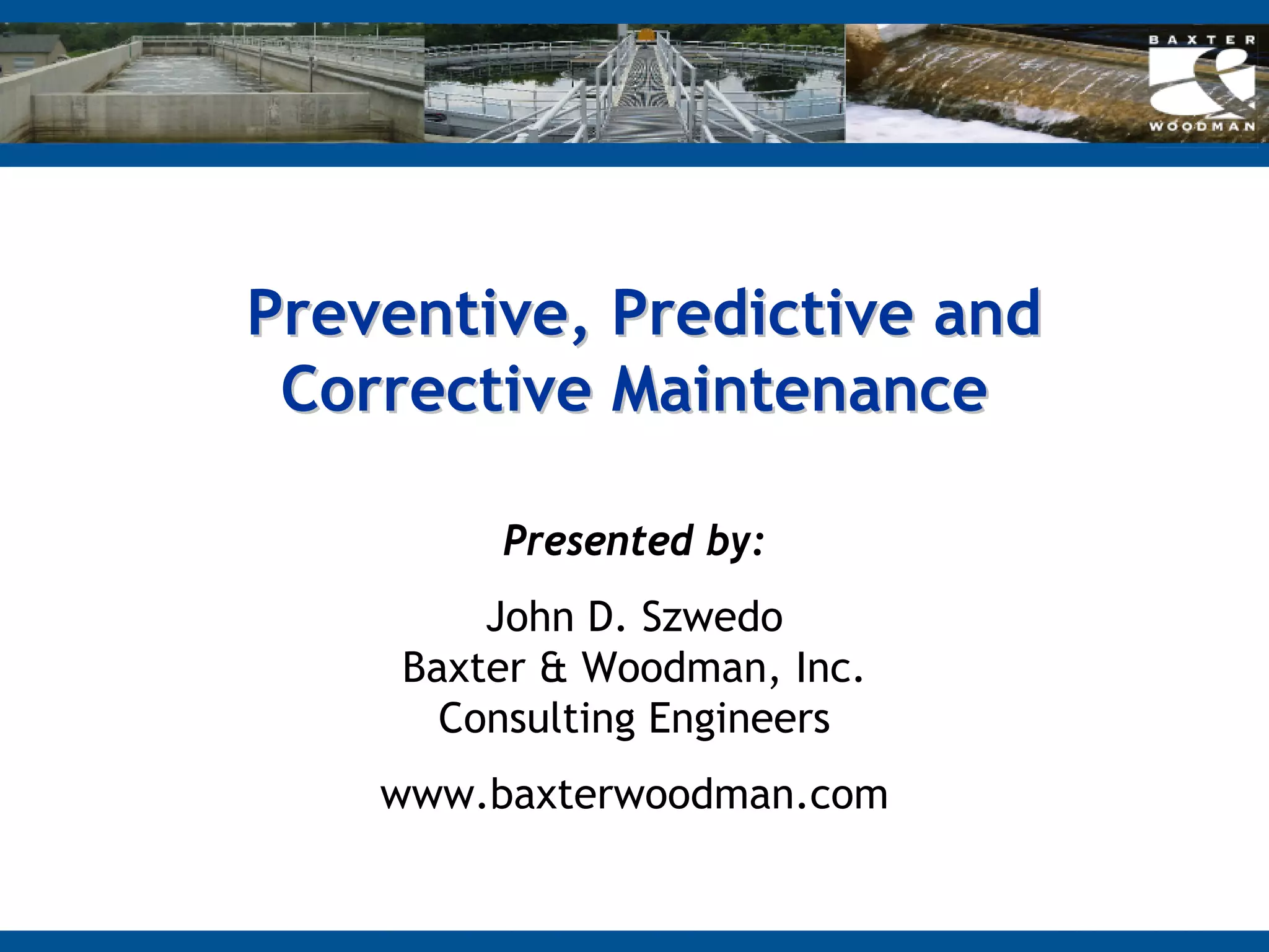 Preventative, Corrective,Predictive Maintenance | PDF