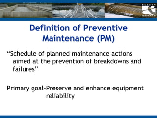 Preventative, Corrective,Predictive Maintenance | PDF