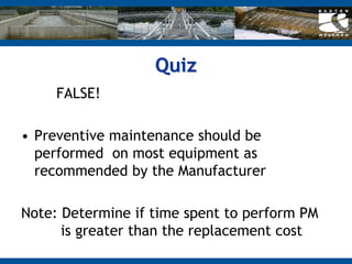 Preventative, Corrective,Predictive Maintenance | PDF