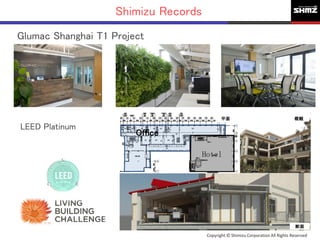 Shimizu Corporation - LEED Track Records | PDF