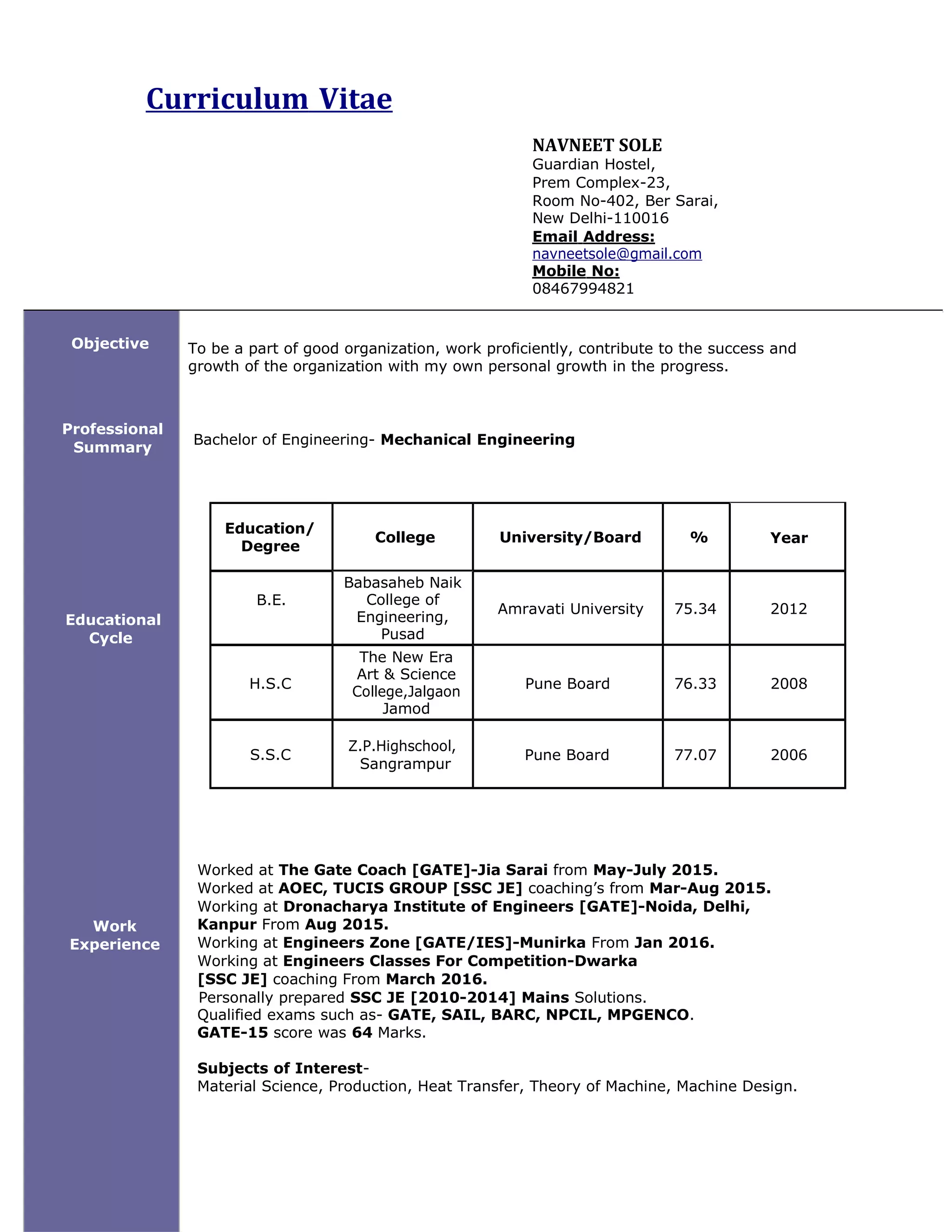 my cvvvvvv (2) | DOC