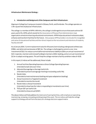 Infrastructure Maintenance Strategy v2 | DOCX